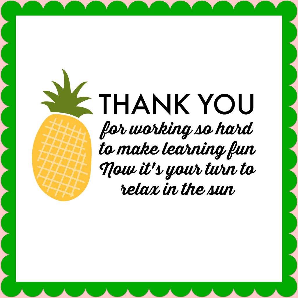 Simple Teacher Appreciation Gift Idea - Perfect for Last Minute