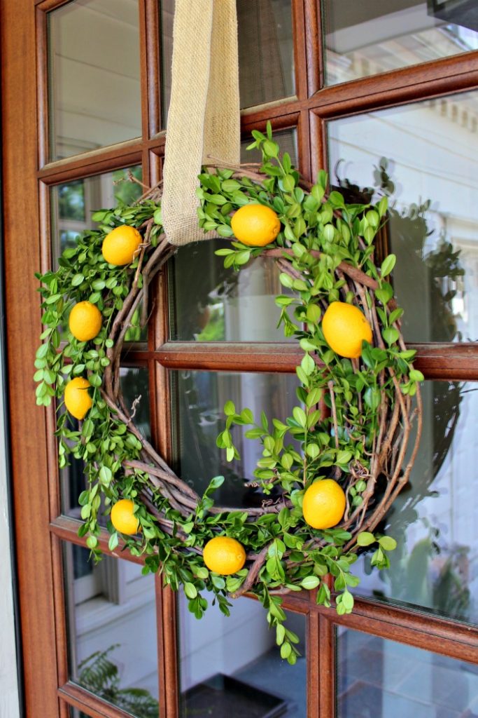 Squeeze the Day and Make a Simple Lemon Wreath - Southern State of Mind ...
