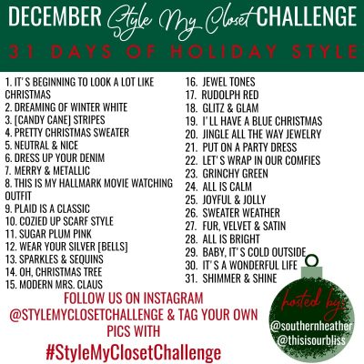 31 Holiday Outfit Prompts for a Festive December - Southern State of ...