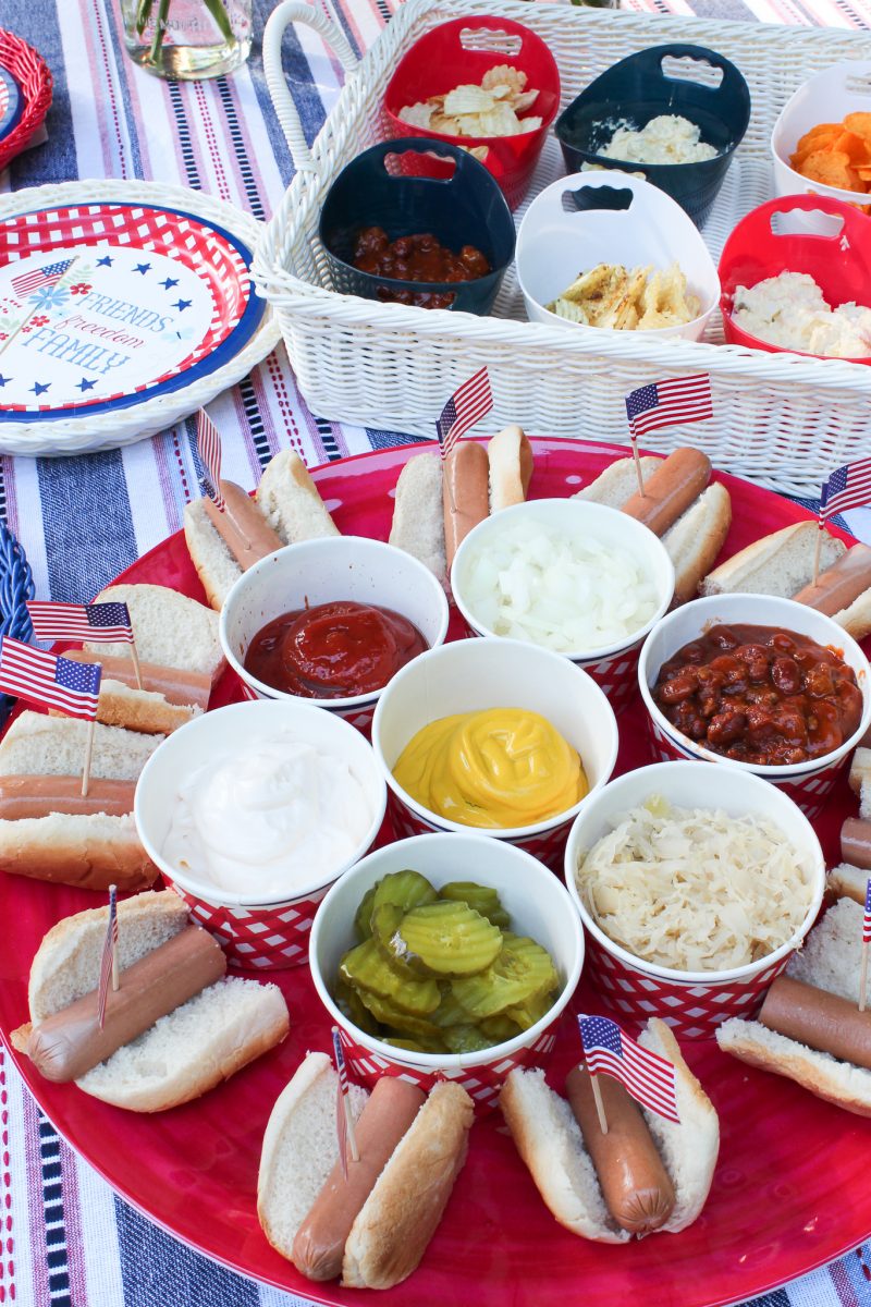 CELEBRATE || Red, White & Blue Hot Dog BBQ - Southern State of Mind ...