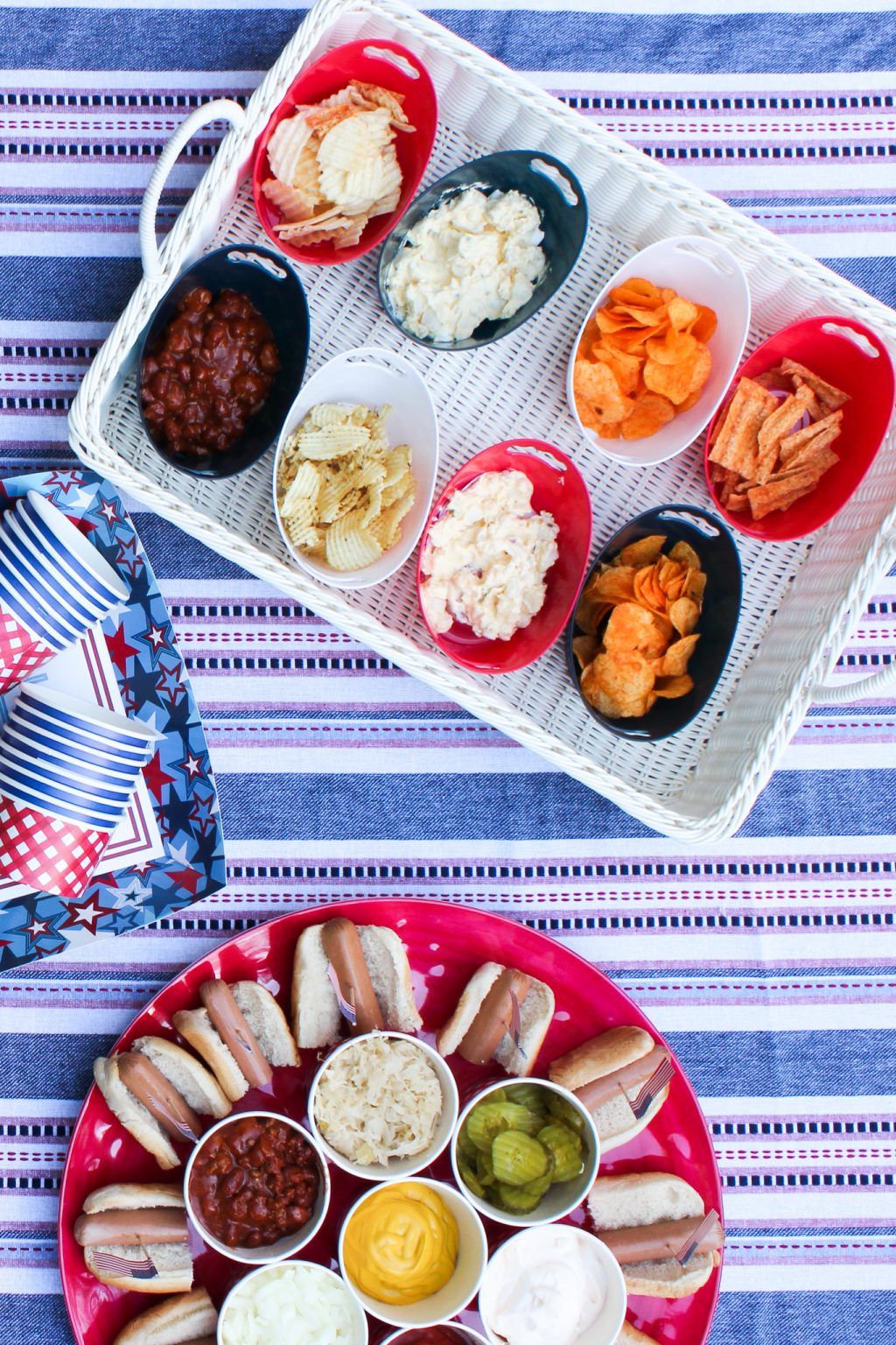 CELEBRATE || Red, White & Blue Hot Dog BBQ - Southern State of Mind ...