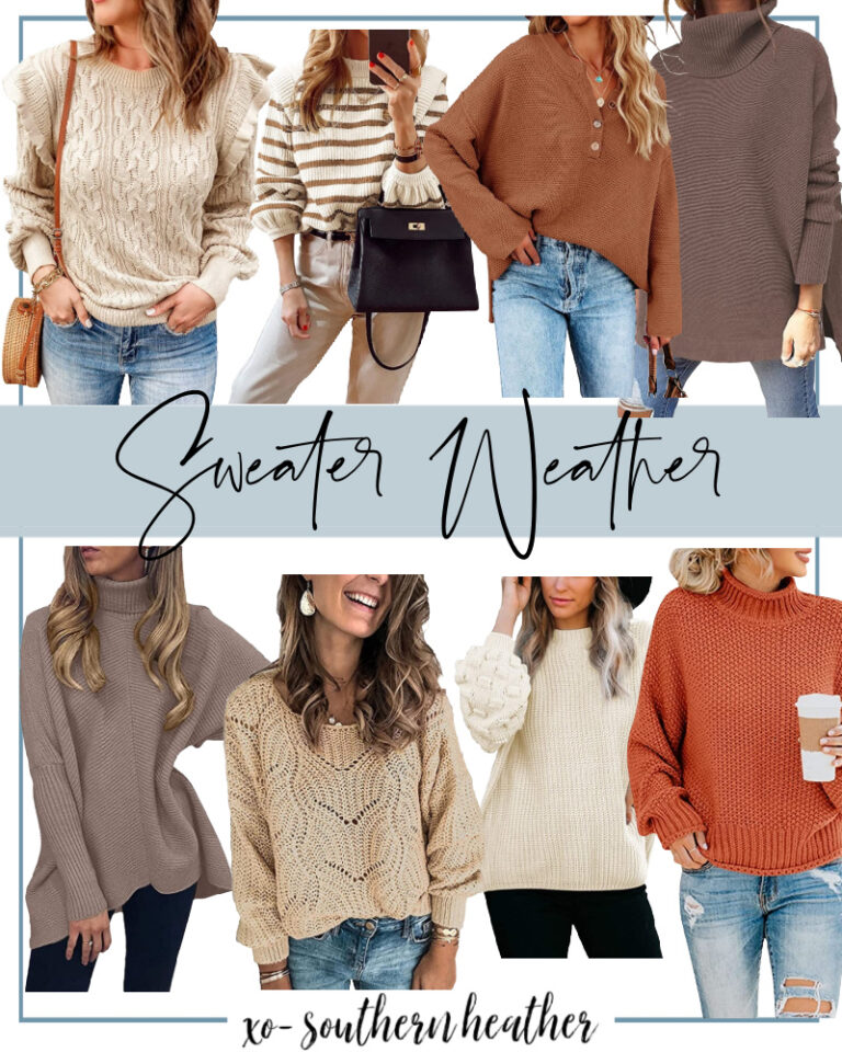 Sweater Weather - Cute Amazon Sweaters Under $45 - Southern State of ...